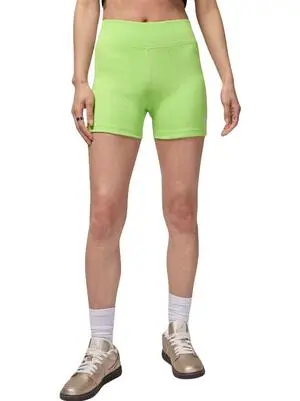 JORDAN Brooklyn Essentials Bike Shorts - Key Lime/white