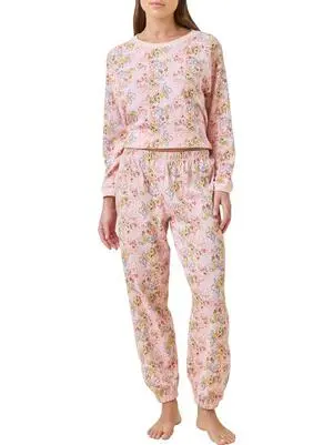 PAPINELLE Cotton Blend Terry Joggers - Molly Pink