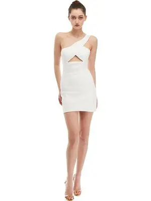MOTHER OF ALL Sabine Mini Dress - White