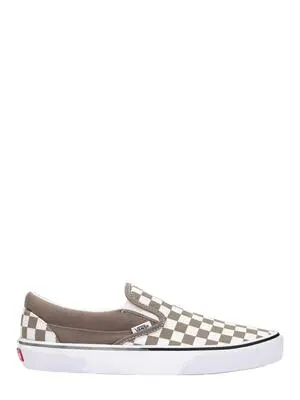 VANS Classic Slip-On Sneaker Checkerboard Walnut