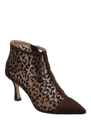 Charles By Charles David Abena Pointed Toe Bootie - Dark Chocolate