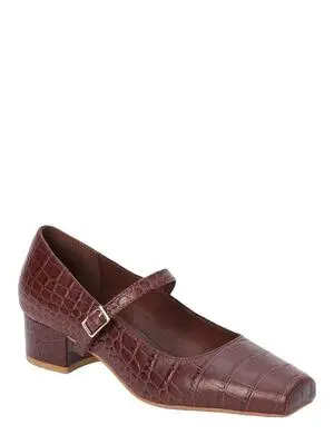Matisse Mirabelle Mary Jane Heel - Coffee Croc
