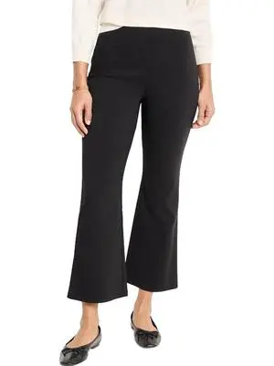 NIC+ZOE Berkeley Wonderstretch Ankle Bootcut Trousers - Black Onyx