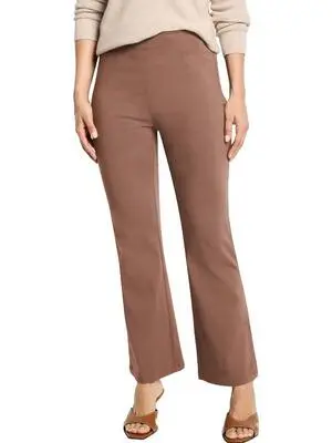 NIC+ZOE Berkeley Wonderstretch Ankle Bootcut Trousers - Cocoa