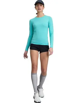 COZY ZERO 100% Merino Lightweight Long Sleeve Crew - Turqoise