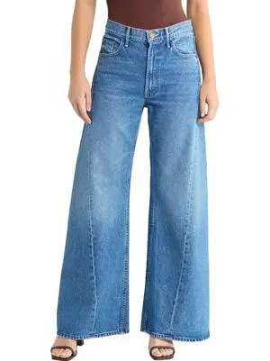 MOTHER High-Rise Wide Leg Jeans