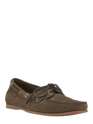 TOM FORD Robin Boat Shoe - 3ea02 Olive/amber
