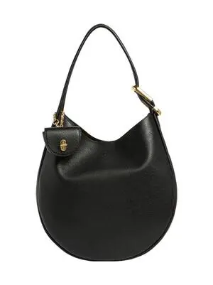 Marc Jacobs Large The Crescent Leather Shoulder Bag - Black