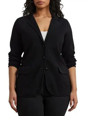 Ralph Lauren Combed Cotton Blazer - Polo Black