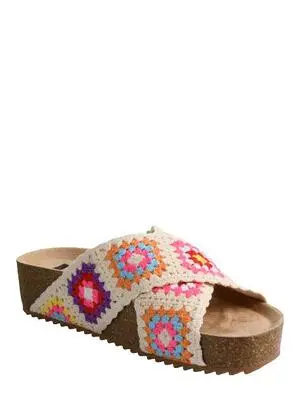Chinese Laundry Mullberry Platform Sandal Sand Multi