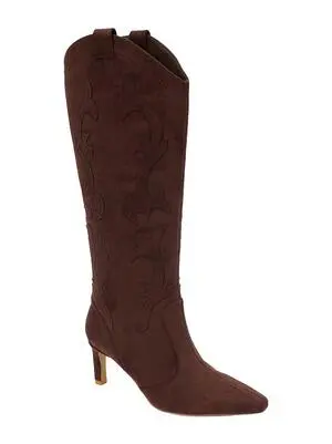 Matisse Abrams Western Boot Chocolate
