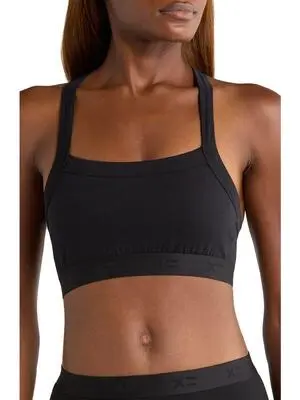 TOMBOYX Scoop Soft Stretch Cotton Bralette - X Black