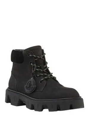 Moncler Peak City Lace-up Boots - Black