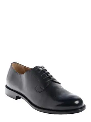 Givenchy Label Leather Derby - Black