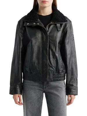 SAM EDELMAN Lambskin Leather Jacket