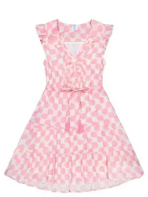 MER ST. BARTH Giselle Mini Dress - Shell Beach Pink