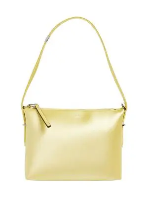 TOTEME Scoop Satin Wristlet - Pale Yellow