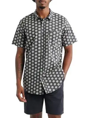 Rip Curl Fun Times Short Sleeve Button-up Shirt Black