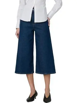 Joe's Jeans The Culotte High-waist Crop Wide-leg Jeans - Levitate