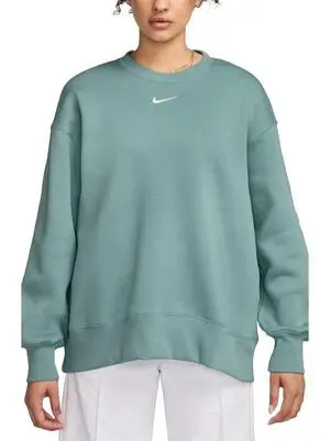 Nike Phoenix Fleece Oversized Crewneck Sweatshirt Cannon/sail