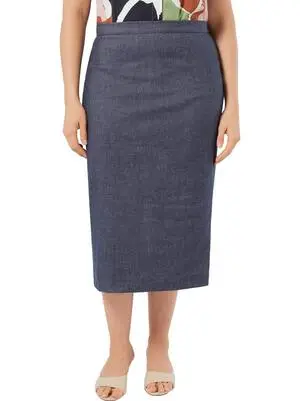 MARINA RINALDI Ottanta Cotton-Blend Skirt