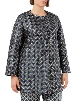MARINA RINALDI Dinda Geometric Jacquard Jacket