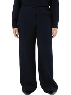 Marina Rinaldi Franz Wide Leg Pants - Midnight Blue