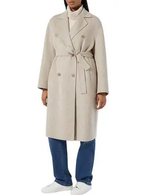Marina Rinaldi Palio Double-breasted Coat - Ecru