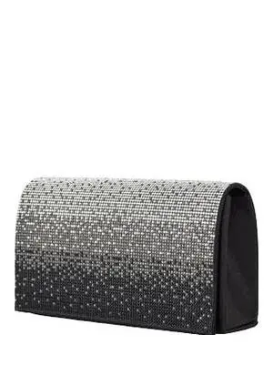 LADY COUTURE Rhinestone Envelope Clutch