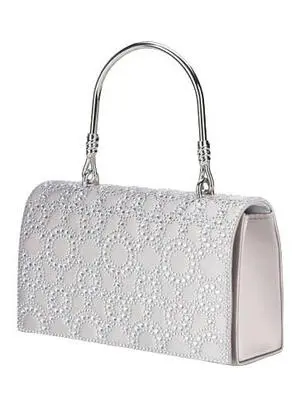 LADY COUTURE Rhinestone Covered Clutch - Silver
