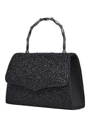 LADY COUTURE LADY COUTURE Embellished Evening Handbag With Top Handle