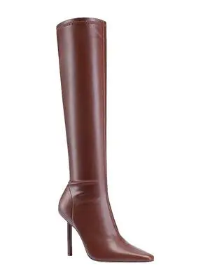 Femme La Whistler Pointed Toe Knee High Boots - Coco