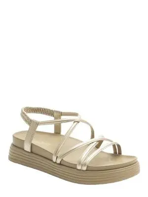 ALEGRIA BY PG LITE Audie Platform Sandal - Champagne