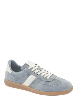 TOM FORD Archer Leather Sneaker - 3la12 Slate Blue/amber