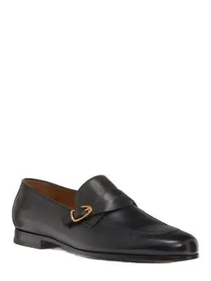 TOM FORD Gigi Twisted Buckle Band Loafer - 1n001 Black