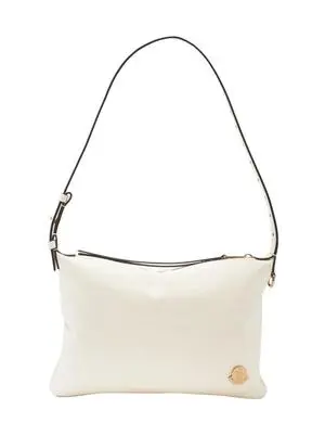 Moncler Vetta Leather Shoulder Bag - Bright White