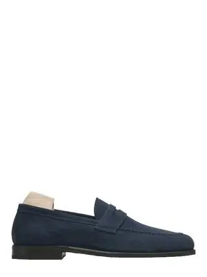 MYRQVIST Lysekil II Penny Loafers Navy