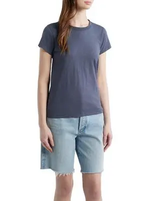 Rag & Bone The Slub Cotton T-shirt - Storm Blue
