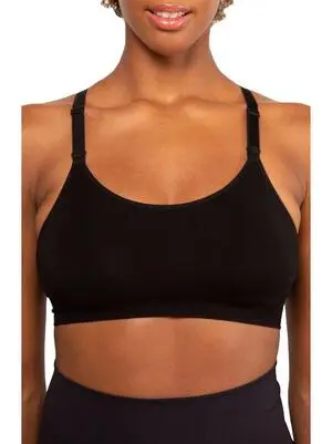 MODERN ETERNITY Chelsea Nursing Bra Racer Back - Black