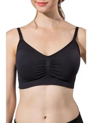 MODERN ETERNITY Jade Seamless Nursing Bra - Black
