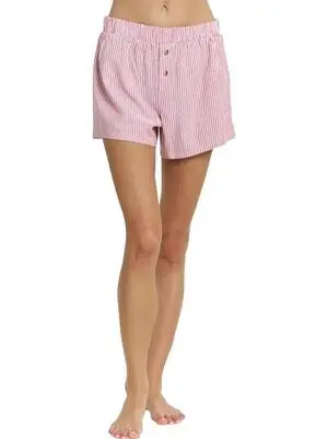 Honeydew Intimates Striped Pajama Shorts - Alaskan Stripe