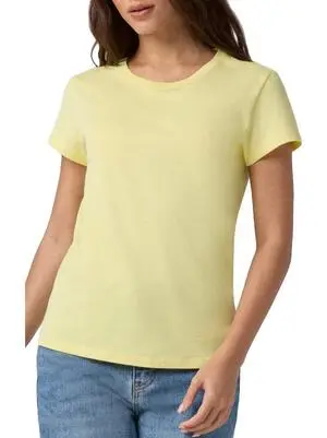 FLORENCE BY MILLS Solid Short Sleeve T-shirt - Yellow Iris
