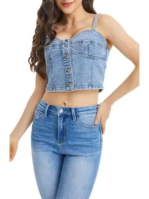 BAYEAS Lunna Denim Corset Top