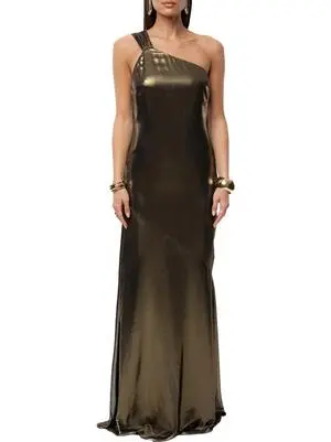 JLUXLABEL Metallic Gown - Gold