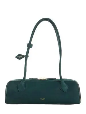 Alaïa Alaïa Medium Le Teckel Shoulder Bag Vert Foret