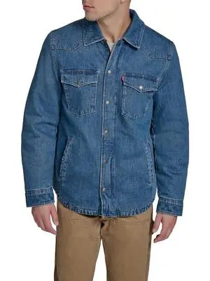 LEVI'S Western Shirt Jacket - Medium Wash Denim