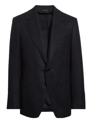 TOM FORD Wool And Cashmere Sport Coat - Midnight Blue