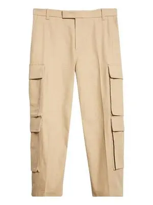 THOM BROWNE Washed Cotton Utility Cargo Pants