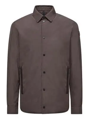 Moncler Gascogne Down Shirt Jacket - Brown