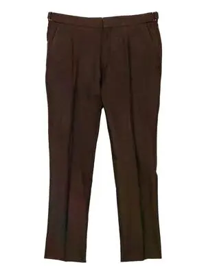 TOM FORD Tapered-leg Trousers - Brown